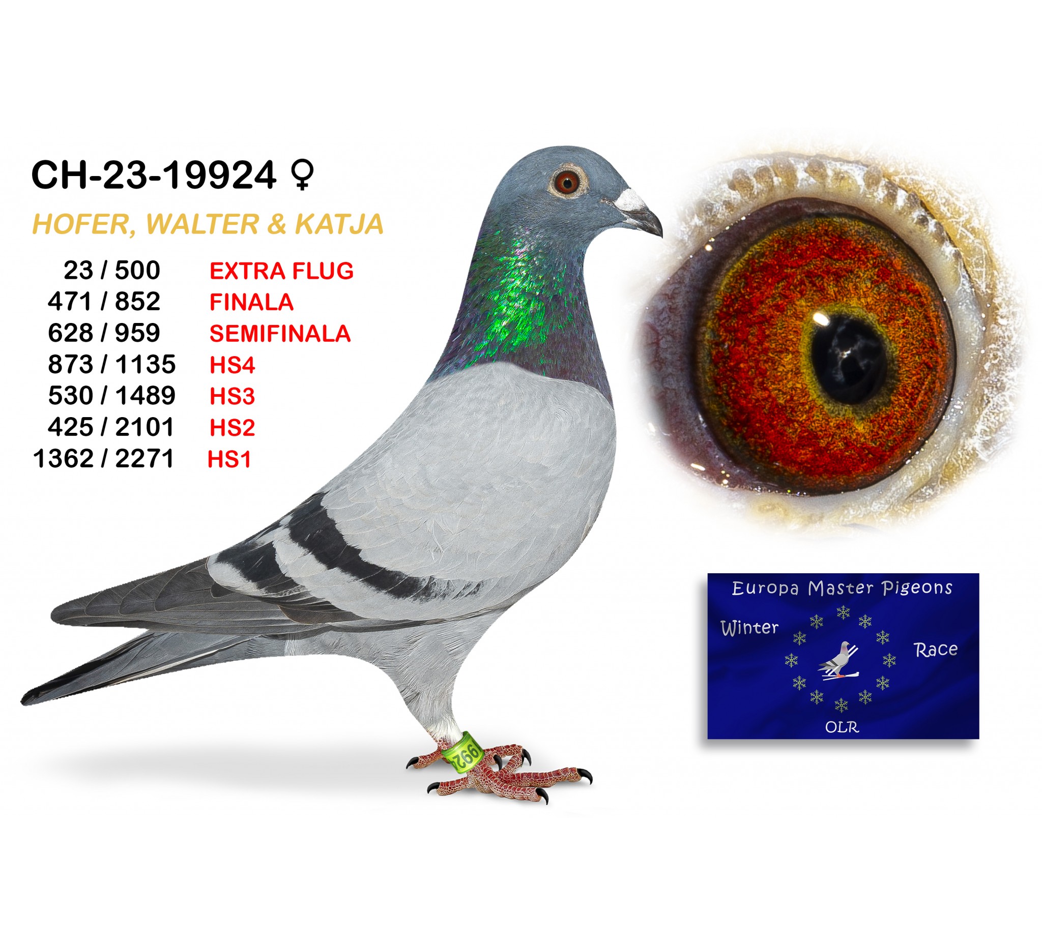 (♀️) 23th place EXTRA FLUG - CH-23-19924 HOFER WALTER KATJA